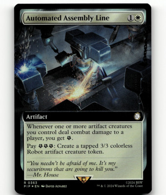 FOIL - MTG Automated Assembly Line (Extended Art) - Universes Beyond ...