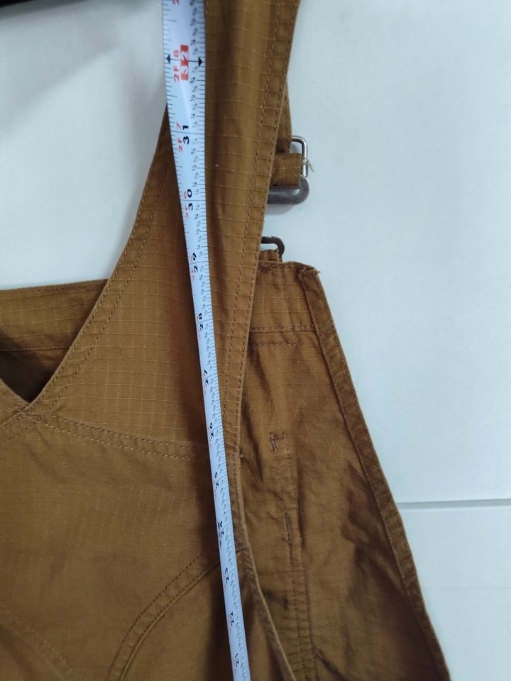 Carhartt Womens Force Cargo Shortall Size M (8/10) Stretch Utility ...