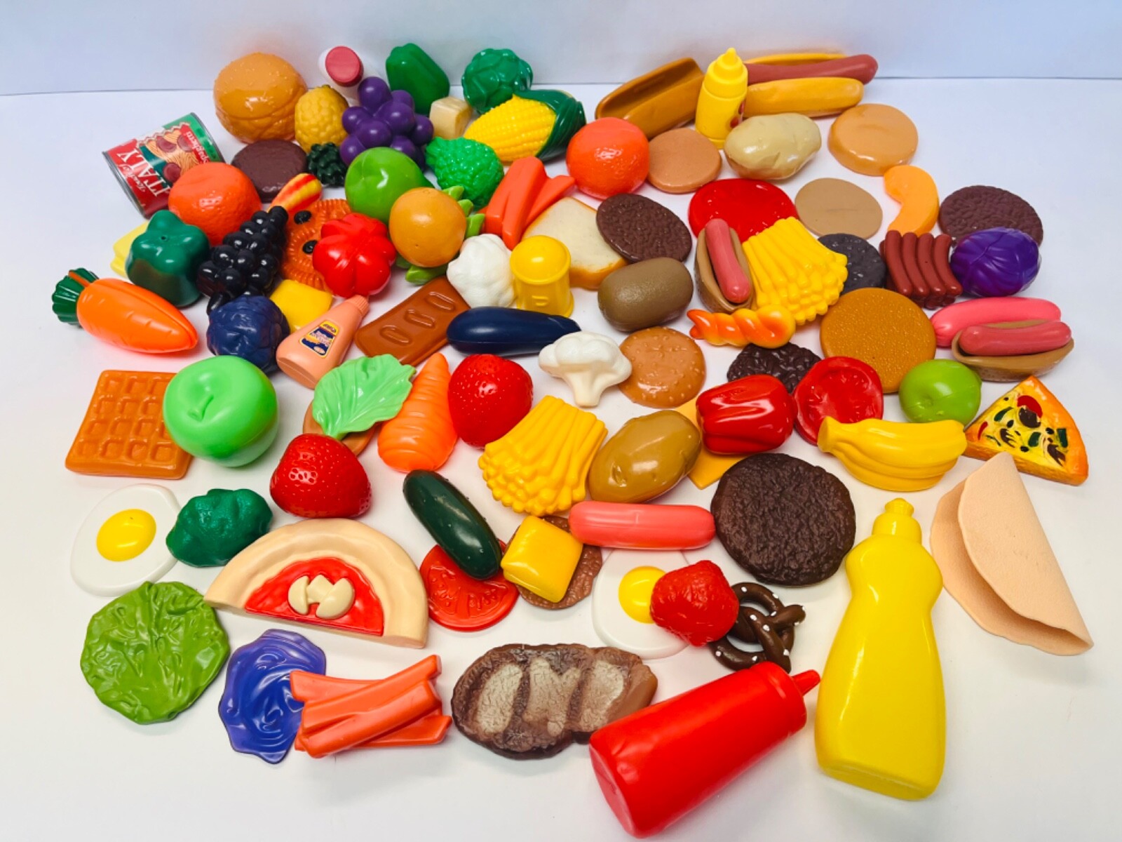 Play Food Toy Lot for Pretend Play Kitchen with Fruits Veggies & More ...