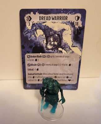 Onslaught Promo - Dread Warrior - Orc Barbarian - Foil Card - 3/4 - D&D ...