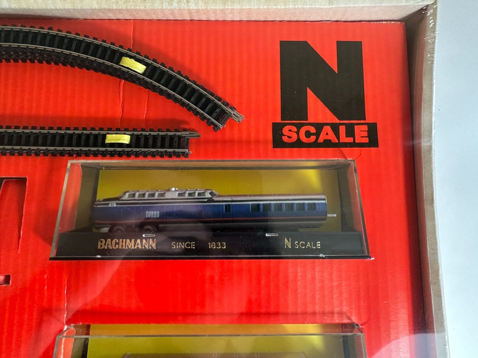 Bachman N scale United Aircraft Turbo Train set NIB!!! | eBay