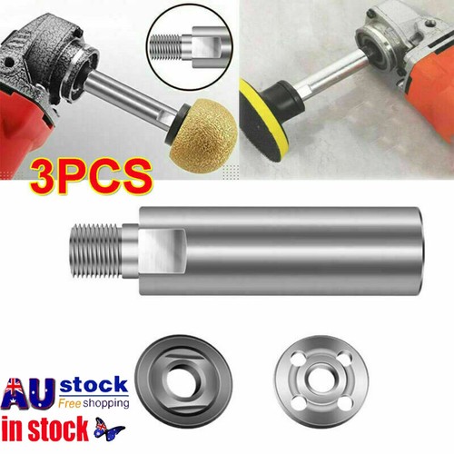 3PCS Angle Grinder Extension Connecting Rods 80mm M10 Thread Shaft ...
