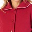 Slenderella Womens Button Up Bed Jacket Soft Boucle Fleece Embroidered ...