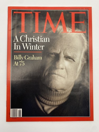 1993 Time Magazine Nov 15 A Christian In Winter Newsstand High Grade | eBay