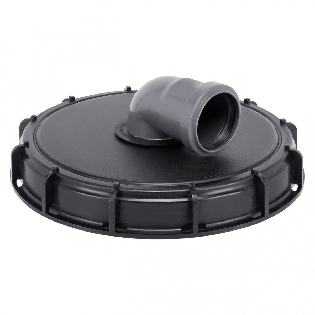 IBC Deckel DN 150 / DN 225 mit HT-Bogen 87° Regenwassertank Tank ...