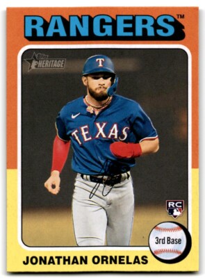 2024 Topps Heritage Mini Jonathan Ornelas RC Texas Rangers #421 | eBay
