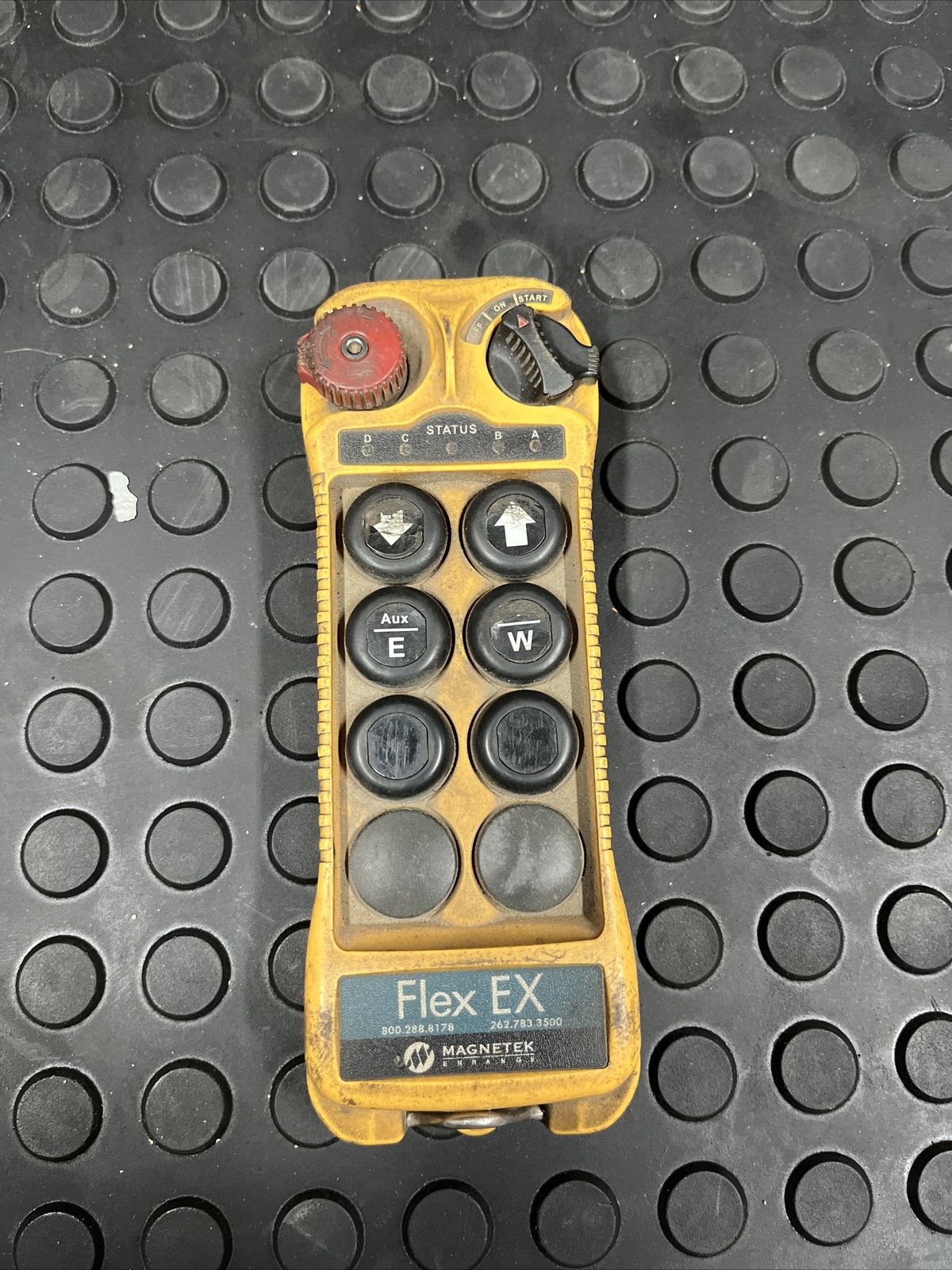 Magnetek FLEX 6EX Overhead Crane Hoist Radio Remote Control 6 Button ...