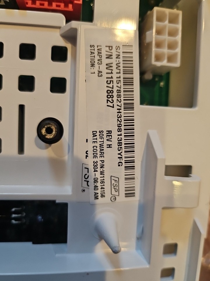 W11608056 ; W11578827 GENUINE OEM WHIRLPOOL Washer Control Board -B101 ...