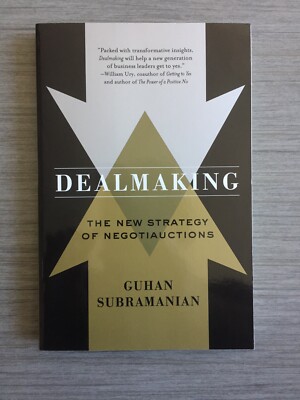 DEALMAKING - SUBRAMANIAN, GUHAN - NEW PAPERBACK BOOK 9780393339956| eBay