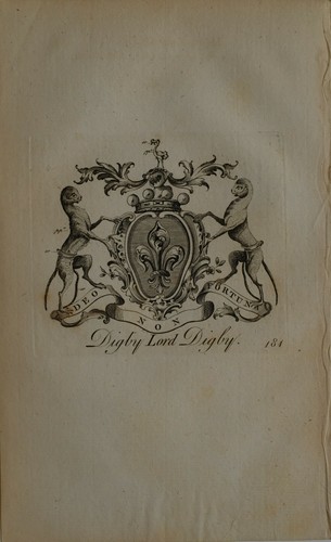 1779 ANTIQUE PRINT DIGBY LORD DIGBY FAMILY CREST COAT OF ARMS | eBay