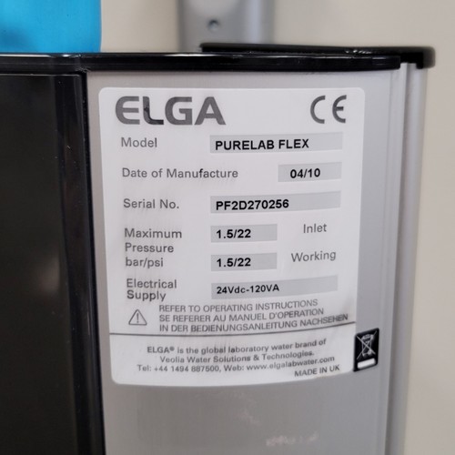 Veolia ELGA Purelab Flex Water Purification And Dispensing System, 100 ...