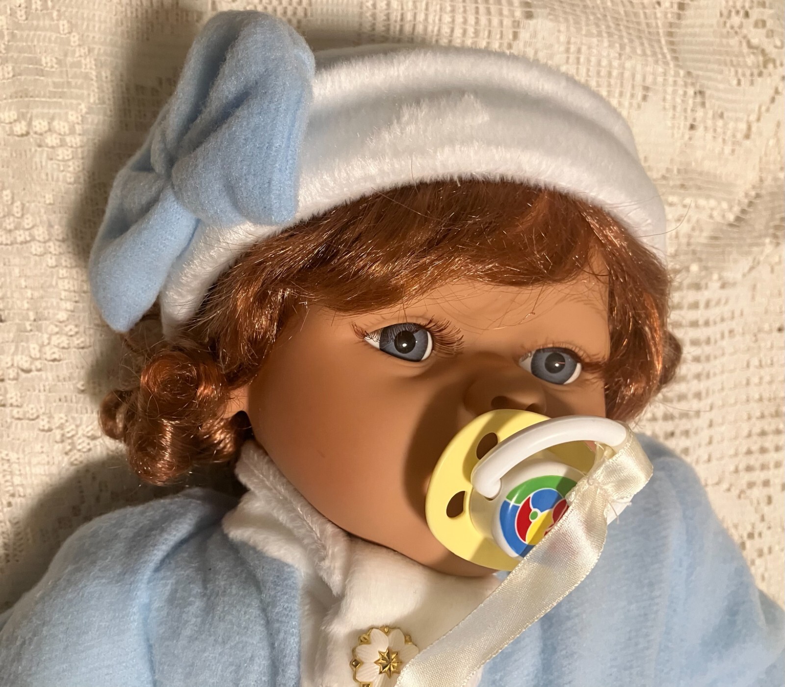 Knightsbridge Collection Hand Painted 22 inch Porcelain Baby Doll W ...