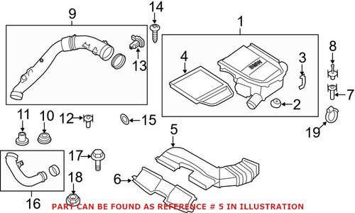 Genuine OEM Engine Air Intake Hose For BMW 13717599282 | eBay