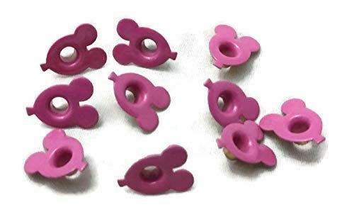 Pink Mouse Ears Scrapbook Eyelets - 10pc | eBay