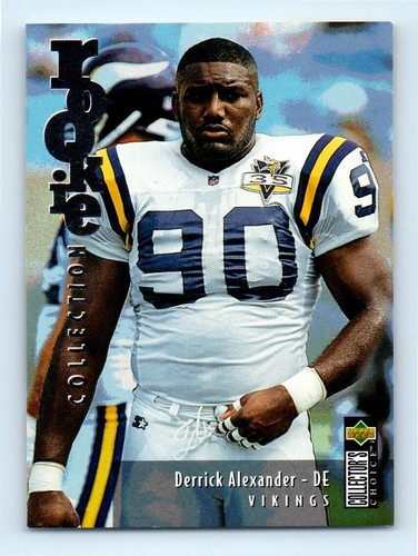 1995 Upper Deck Collector's Choice Silver Derrick Alexander RC ...