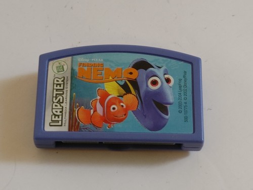 Leap Frog Leapster Learning Finding Nemo Disney Ages 4-7 Kids Cartridge ...