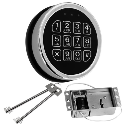 Gun Safe Lock Replacement,Chrome Keypad Electronic Safe Lock with ...