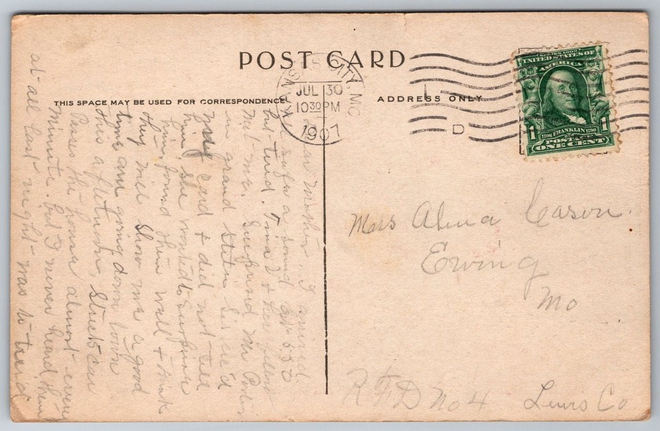 Vintage 1907 Sad Girl with Doll Postcard 'Can't You See I'm Lonely ...