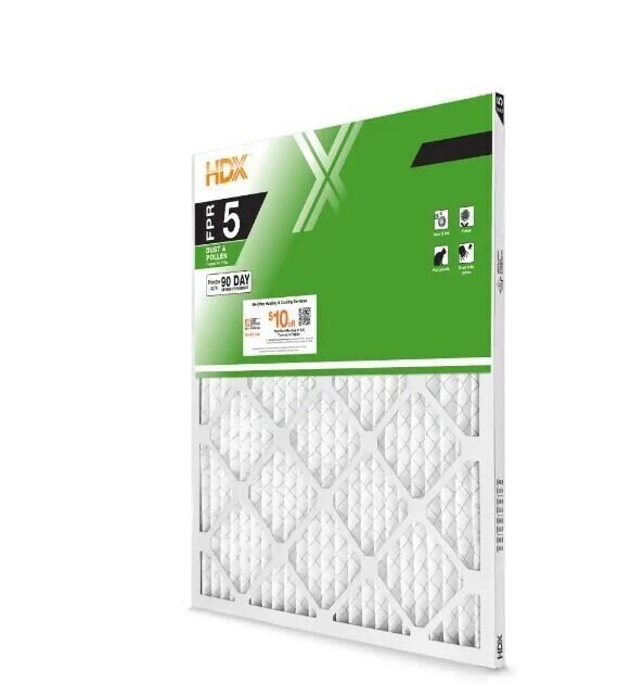 12x18x1 Air Filter Standard Pleated Furnace AC Filtro de aire 1-filter ...
