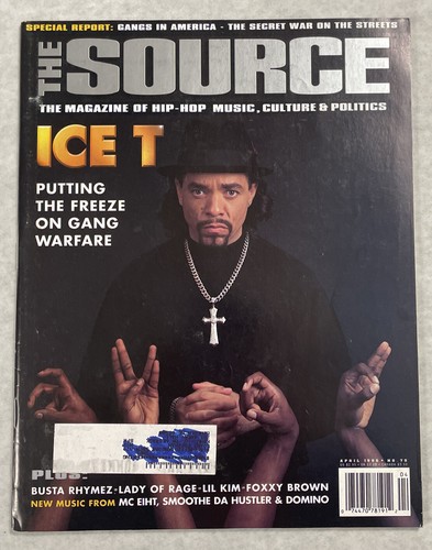 THE SOURCE MAGAZINE HIP HOP RAP MUSIC VINTAGE APRIL 1996 NO 79 ICE T ...