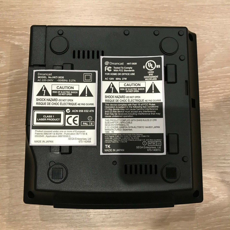 SEGA Dreamcast Console 3rd Party Case Shell Solid Black | eBay