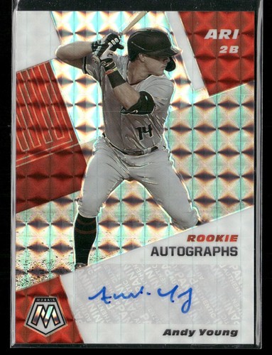2021 Panini Mosaic #RAM-AY Andy Young RC Auto Diamondbacks | eBay