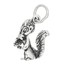 Sterling Silver 3D Skunk Holding Flower Charm or Pendant | eBay