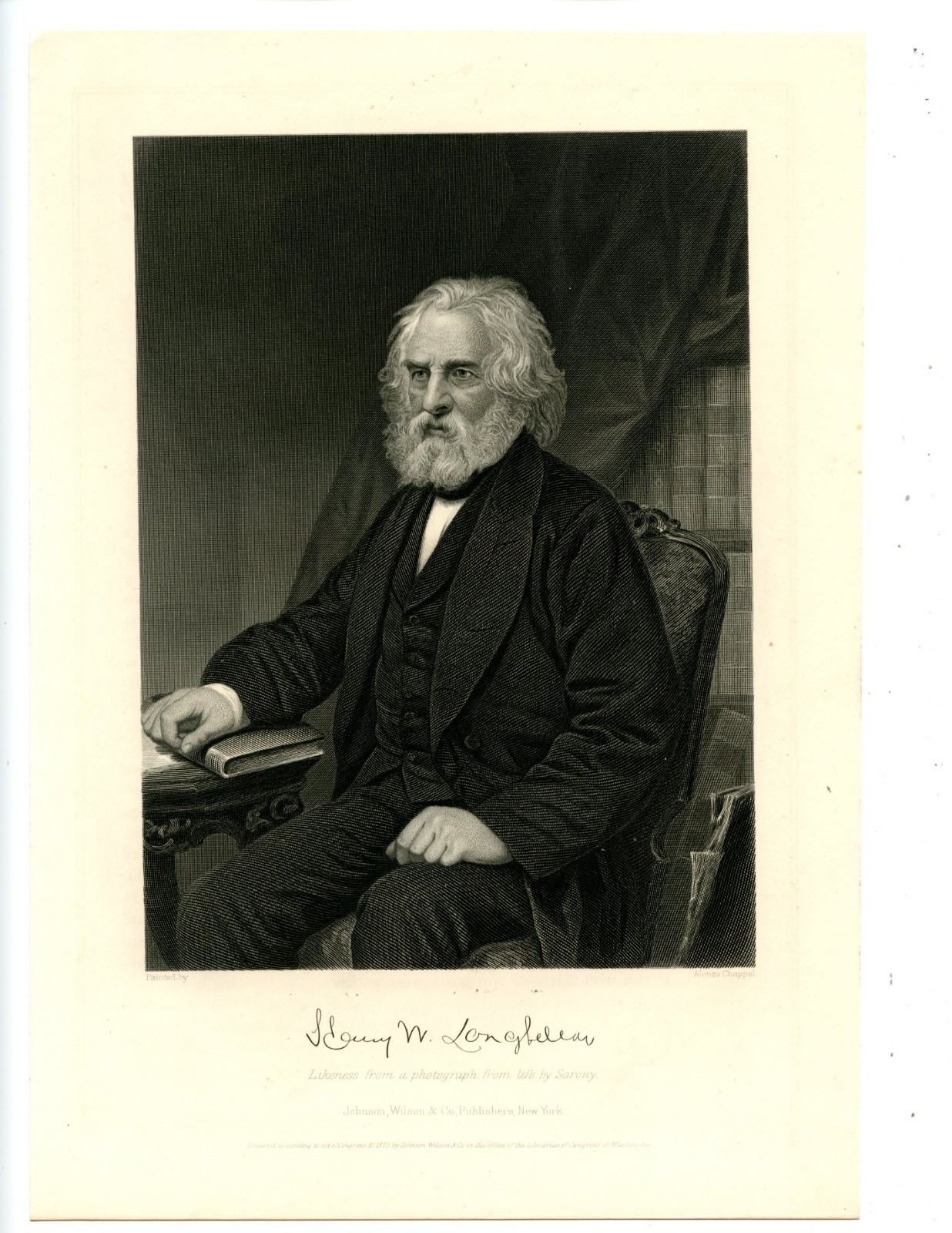 HENRY WADSWORTH LONGFELLOW, Paul Revere's Ride/Evangeline Poet ...