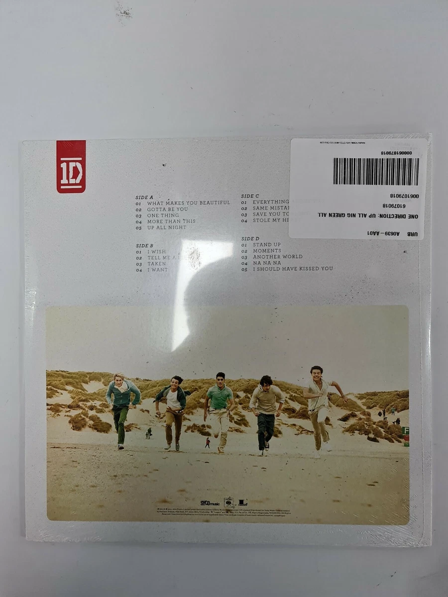 One Direction Up All Night Album Back Cover