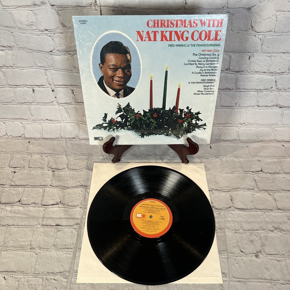 Christmas With Nate King Cole Fred Waring and The Pennsylvanians LP ...