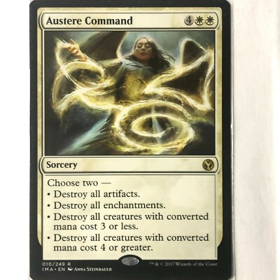 Austere Command - MTG - Iconic Masters *Sorcery* Rare - NM | eBay