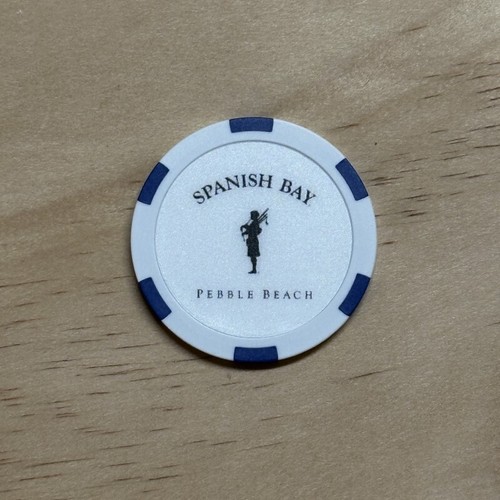 Spanish Bay Golf Course Pebble Beach - Poker Chip Golf Ball Marker | eBay