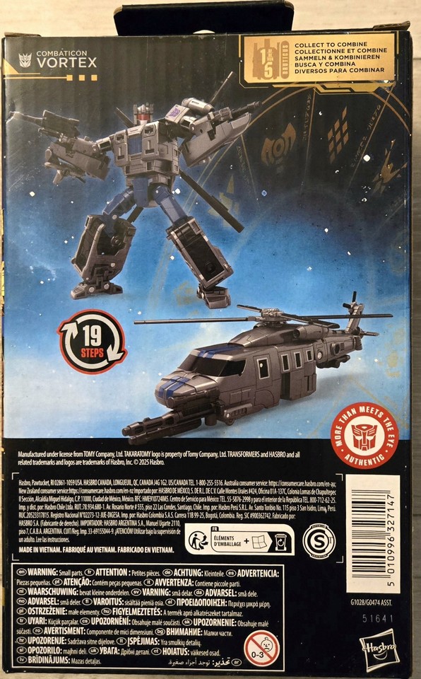 Transformers: Age of the Primes Deluxe Class Combaticon Vortex Action ...