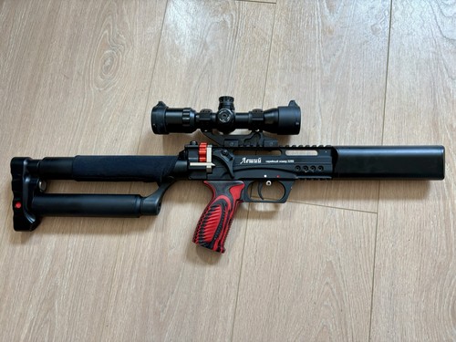EDGUN LESHIY 2(?) SHORT (REPR-X) with UTC Scope and Wooden Painted ...