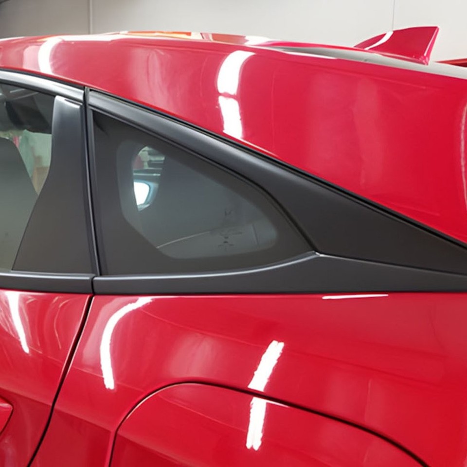 Universal 5M*10CM Car De-Chroming Vinyl Wrap+Spreader 197*4IN Matte ...