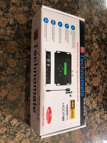 Technomate TM-RF HD IR 4K HDMI RF Modulator IR DVB-T SKY Q CCTV UHD | eBay UK