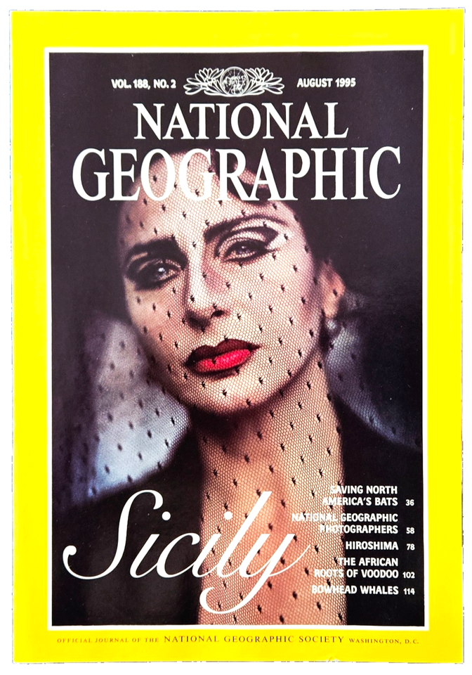 LIFE & TURMOIL ISLAND OF SICILY - ITALY AUG 1995 NATIONAL GEOGRAPHIC ...