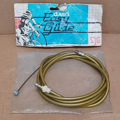 Vintage Bike Brake Cable/Sleeve - SJ Clark Teflon/Nylon Universal Rear ...