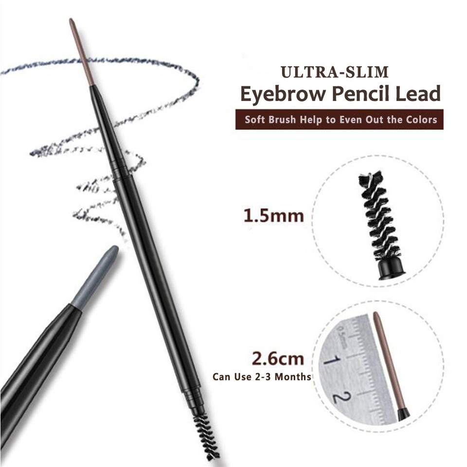 Waterproof Microblading Eye Brow Eyeliner Eyebrow Pencil Pen Brush ...