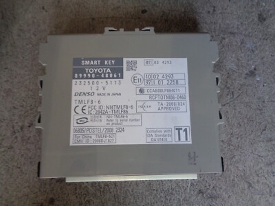 2010 Lexus RX350 RX450h Smart Key Computer Control Module OEM 89990 ...