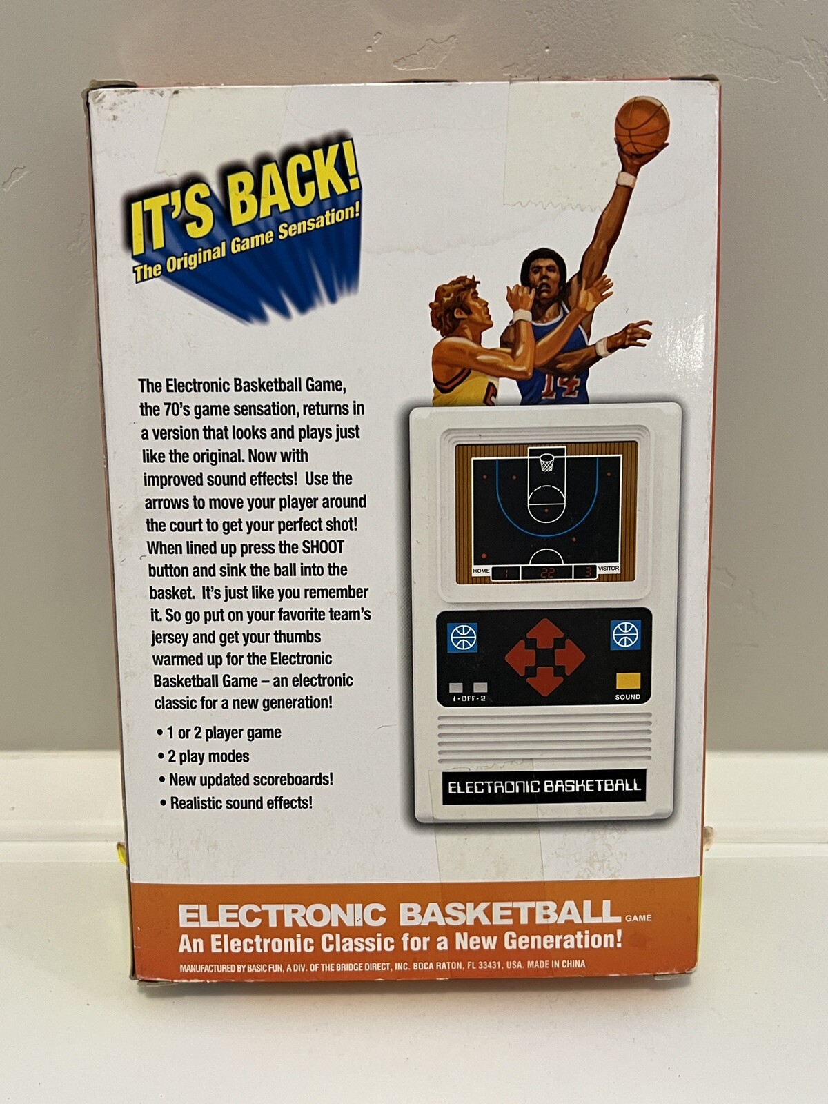 Mattel Electronic Basketball Handheld Electronic Game for sale online ...
