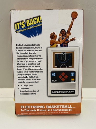 Mattel Electronic Basketball Handheld Electronic Game for sale online ...