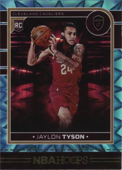 2024-25 Panini Nba Hoops - Rookies Jaylon Tyson #250 Teal Explosion (RC ...