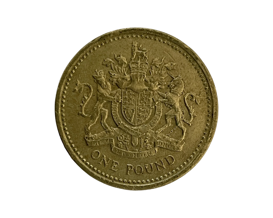 RARE UK £1 ONE POUND COINS CIRCULATED, EDINBURGH , CARDIFF, FLORAL ...