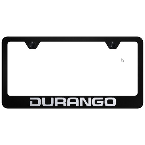 Dodge Durango Laser Etched Logo Stainless Steel License Plate Frame | eBay