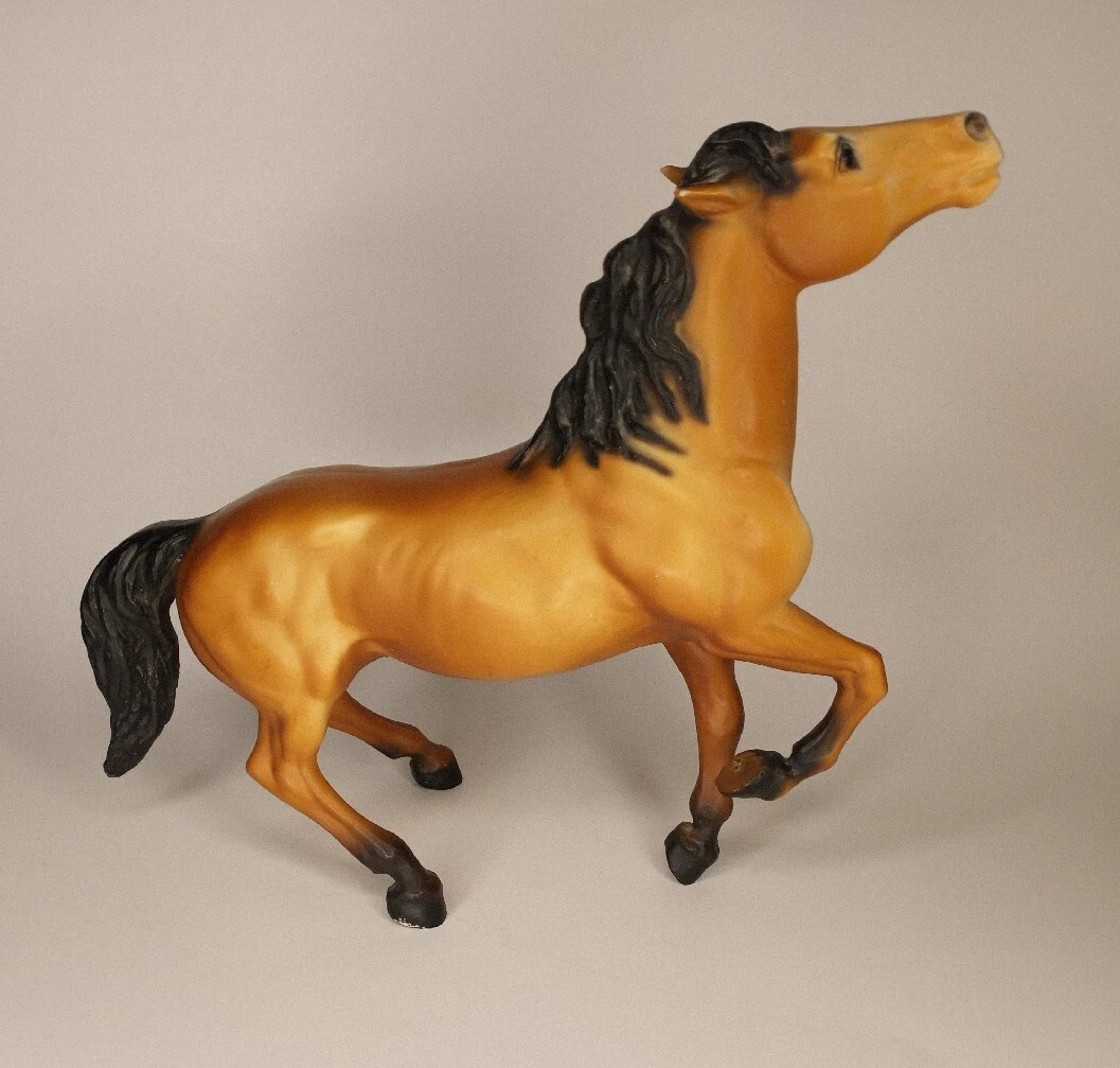 Buckskin Horses Rearing