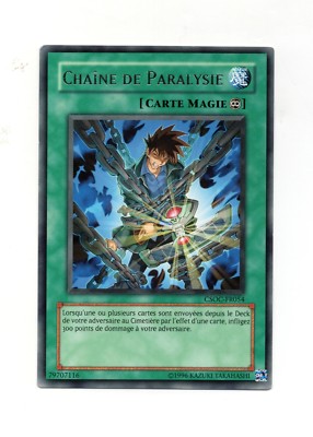 Yu-Gi-Oh ! 79707116 - Chaîne de paralysie - CSOC-FR054 (A5564) | eBay