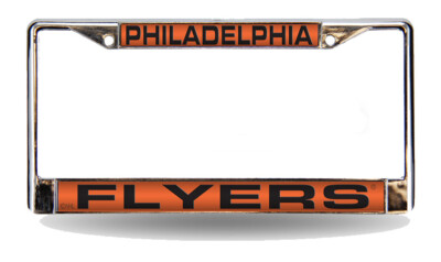 Philadelphia Flyers NHL Chrome Metal Laser Cut License Plate Frame | eBay
