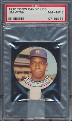 1970 Topps Candy Lids Jim Wynn NM-MT PSA 8. Houston Astros Slugger. | eBay