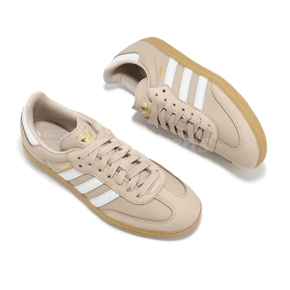 adidas Originals Samba OG W Wonder Taupe Women Casual LifeStyle Shoes ...
